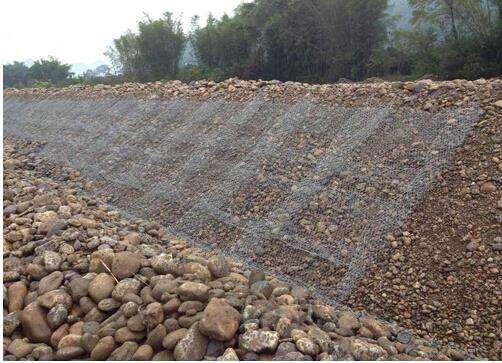 4.0mm Mesh Rock Retaining Wall Heavy Galvanized Gabion Wall Wire Mesh ...