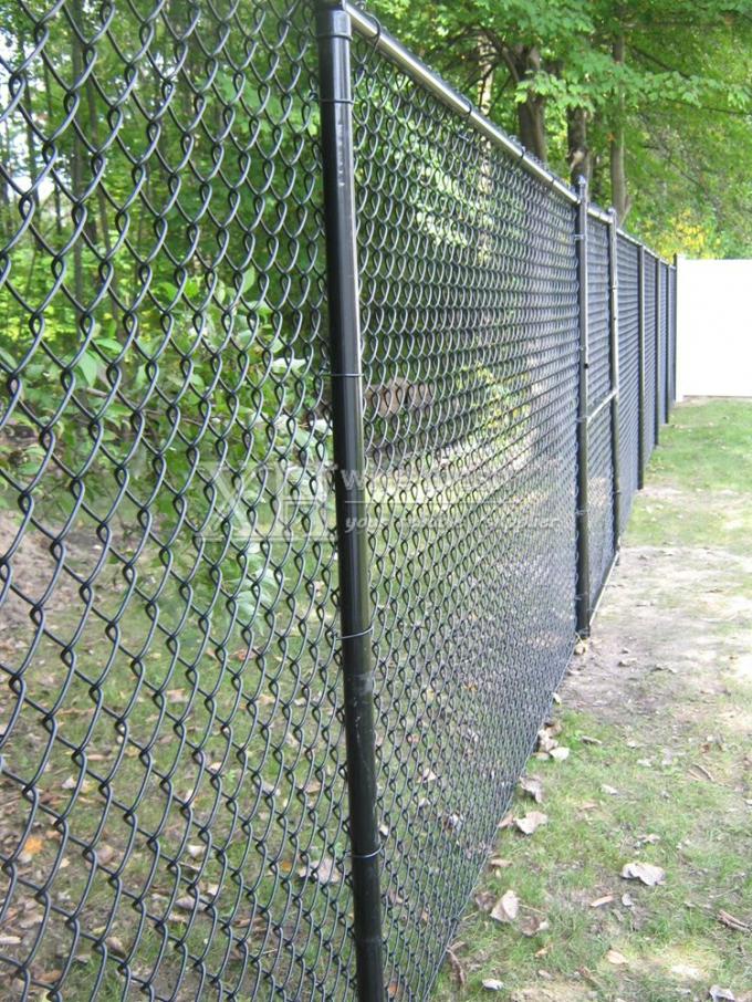 PVC Diamond Mesh Garden Chain Link Fence 40mmx40mm